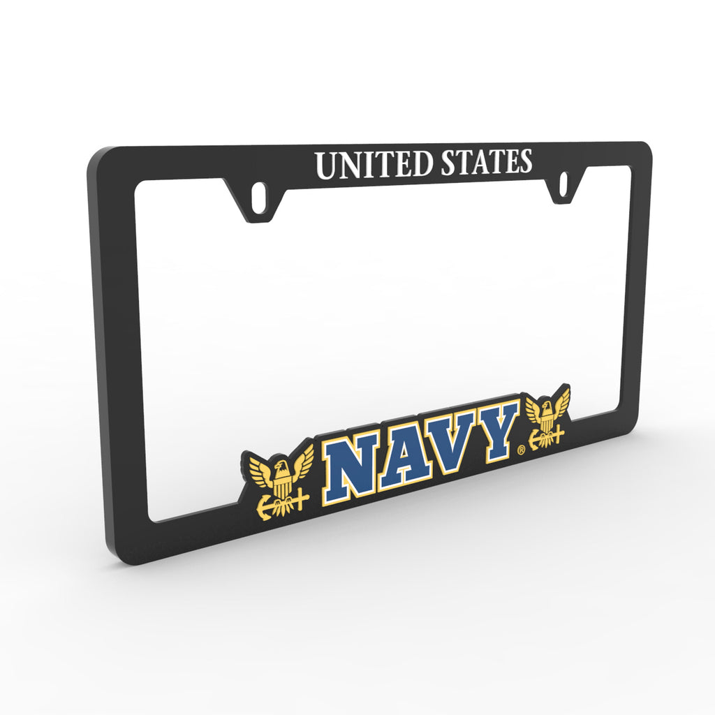 US Navy Car License Plate Frame – AutoBoxClub
